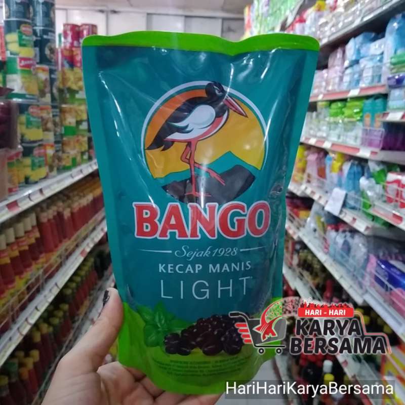 Jual Bango Light Kecap Manis Pouch 550ml Di Seller Hariharikaryabersama ...