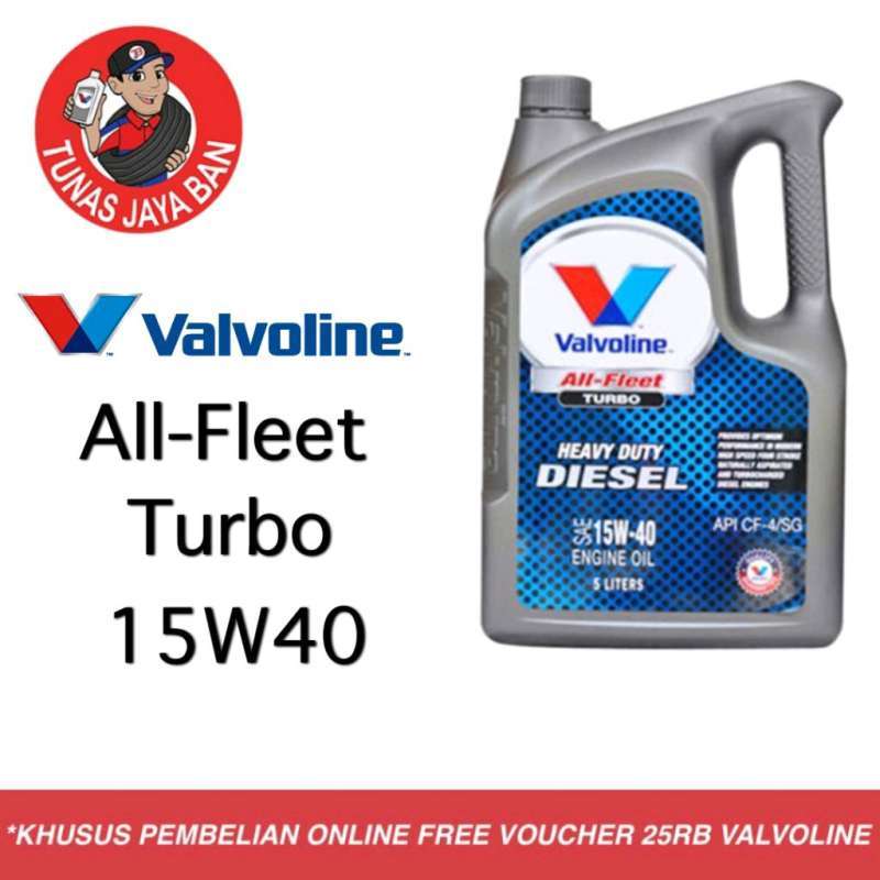 Jual Valvoline All-fleet Turbo 15w40 5liter Toko Ban Surabaya Di Seller ...