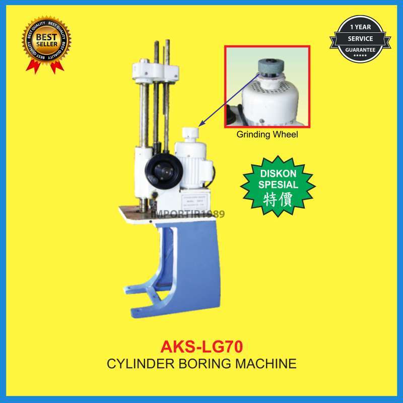 Jual Cylinder Boring Machine Mesin Kolter Korter Blok Pistok 0.55kw ...