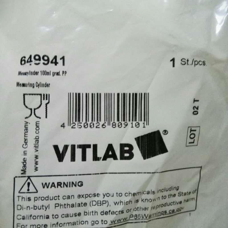 Promo Takaran-gelas Ukur Plastik Vitlab 100ml Germany Diskon 9% Di Seller Sinar Jaya Abadi ...