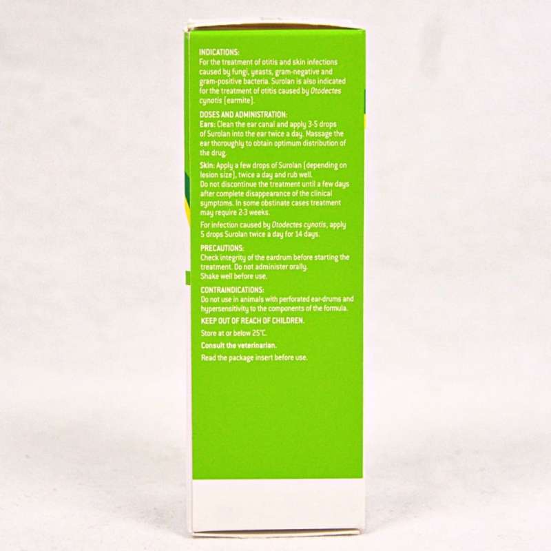 Jual Elanco Obat Telinga Hewan Surolan Ear Drops And Cutaneous ...