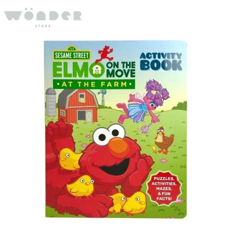 Jual BUKU IMPORT- SESAME STREETS ELMO ON THE MOVE: AT THE FARM di ...