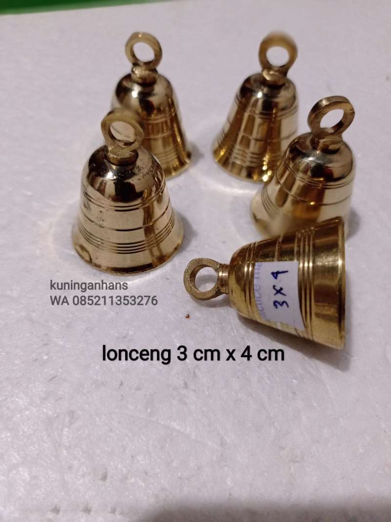 Jual lonceng kuningan lonceng 3 cm x 4 cm lonceng hewan lonceng pendaki ...