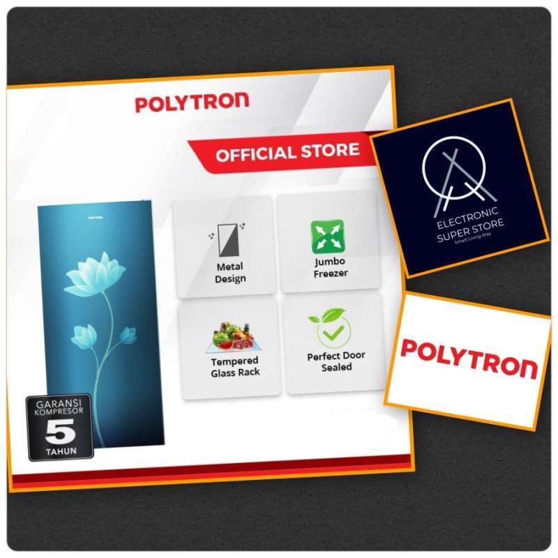 Jual Kulkas 1 Pintu Polytron Prb 189 Original, Murah & Diskon Juni 2024 ...