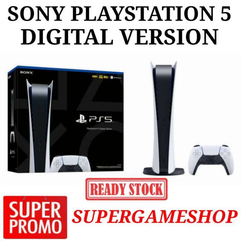 Promo SUPERGAMESHOP - SONY PS5 Console Digital Version SONY Playstation ...