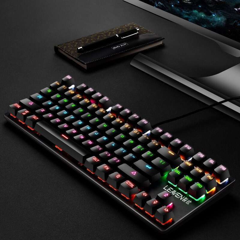 Promo Keyboard Mechanical RGB- 87 Key - Blue Switch - Keyboard Gaming ...