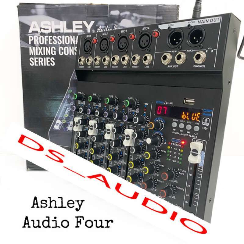 Jual MIXER ASHLEY AUDIO FOUR ORIGINAL 4 CHANNEL PC SOUNDCARD BLUTOOTH di Seller DS_Audio - Kota ...