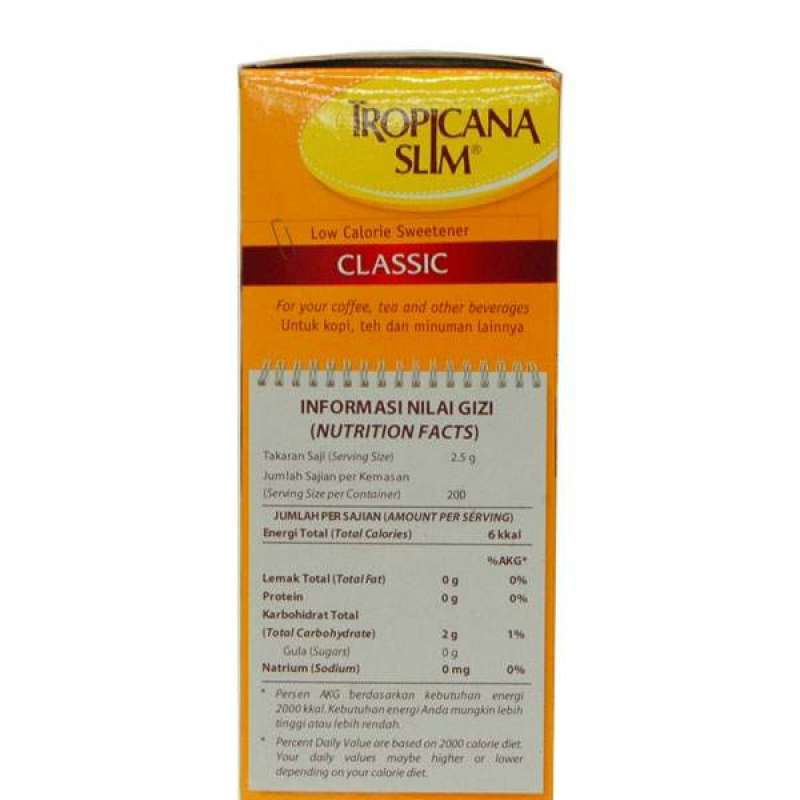 Tropicana Slim Nutrition Facts | Besto Blog