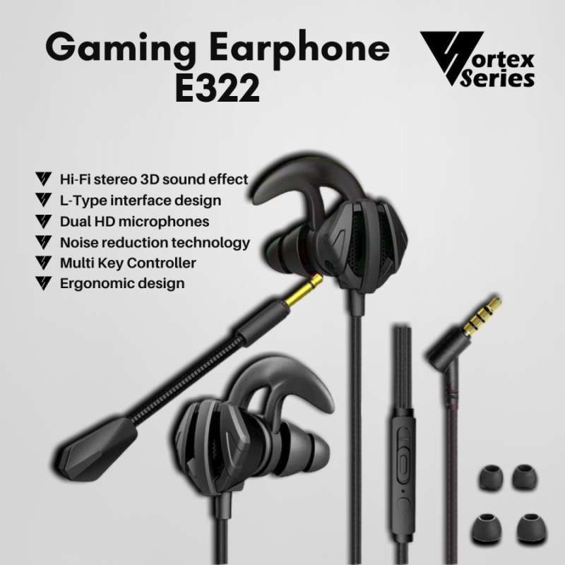 Jual VortexSeries E322 Gaming Earphone di Seller GOOD GAMING SHOP ...