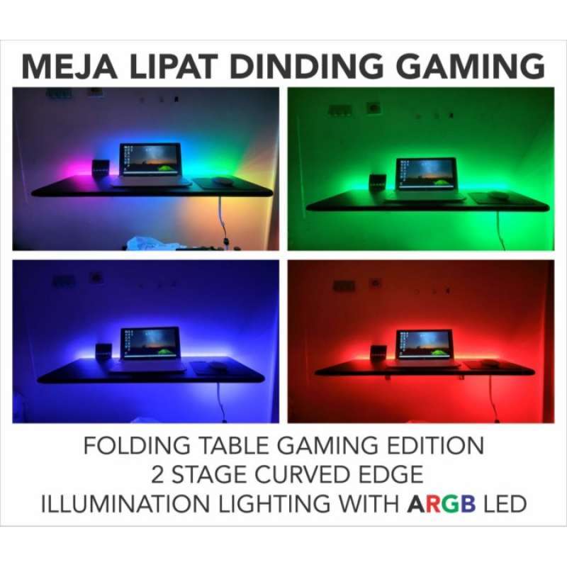 Jual Meja Lipat Dinding Gaming - Folding Table - Meja Laptop Dinding ...