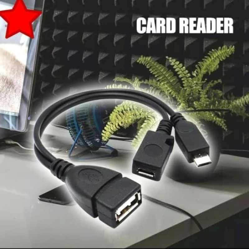 Jual Unik OTG Adapter Splitter Micro usb To micro usb 5 pin Male Female ...