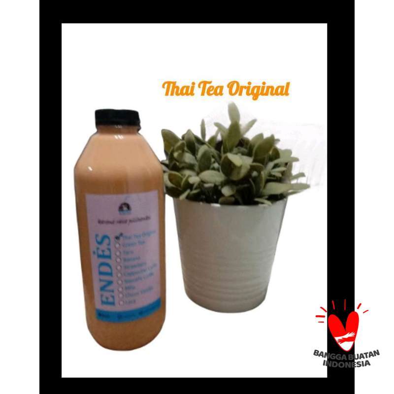Jual Minuman Kekinian Thai Tea 1 literan di Seller endes meal drink ...