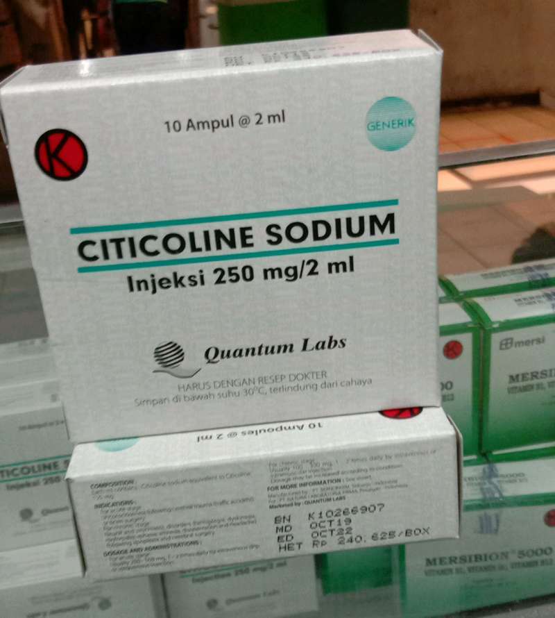 Jual Citicoline 250mg Injeksi Box Di Seller Befitan Medika - Pal Meriam ...