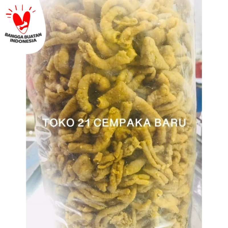 Jual Keripik Usus Ayam Original 1 Ball Kripik Usus Ayam Crispy Enak