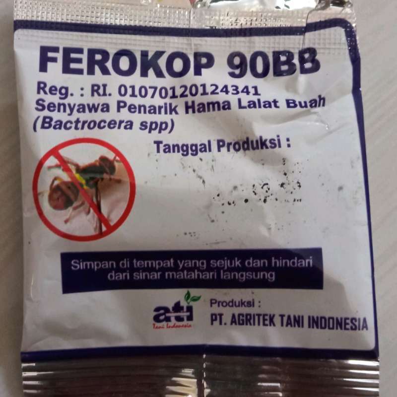 Jual Fero 90 Bb / Feromon Penarik Hama Lalat Buah / Bahan Aktif Eugenol ...