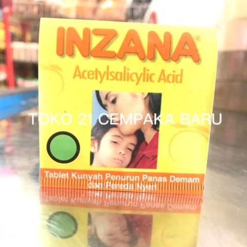 Jual Obat INZANA JERUK ANAK 1 STRIP @ 4 TABLET | Sakit Panas Demam ...