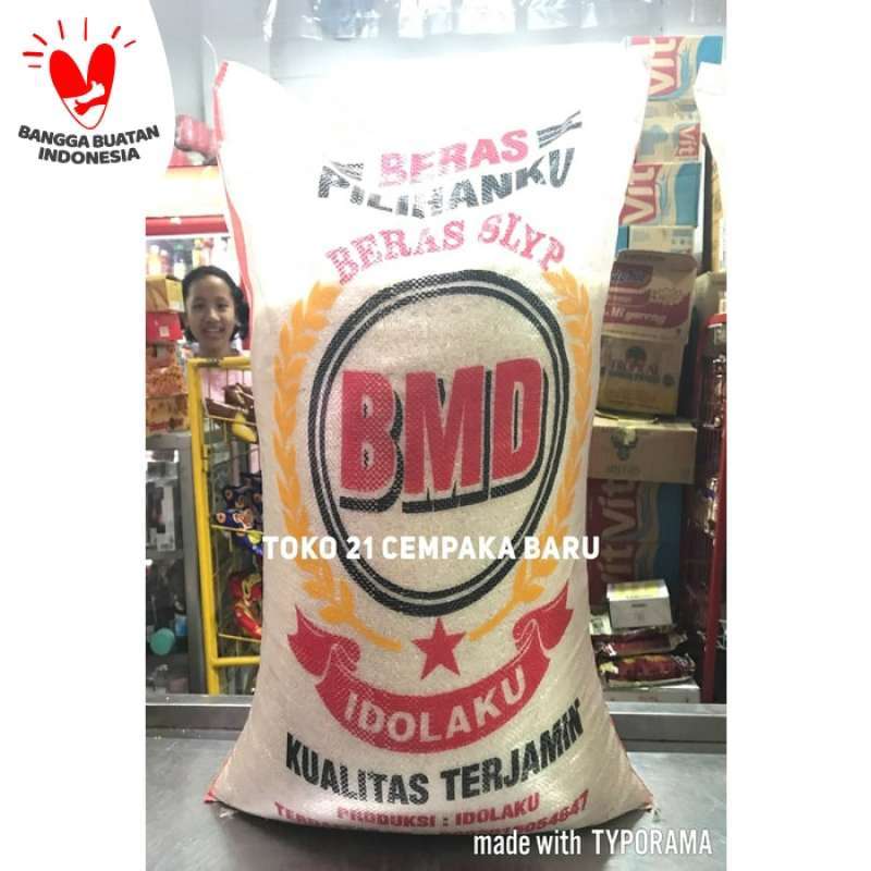 Jual Beras BMD 25KG FULL | Setra Ramos Pulen Putih | White Rice 25 KG ...