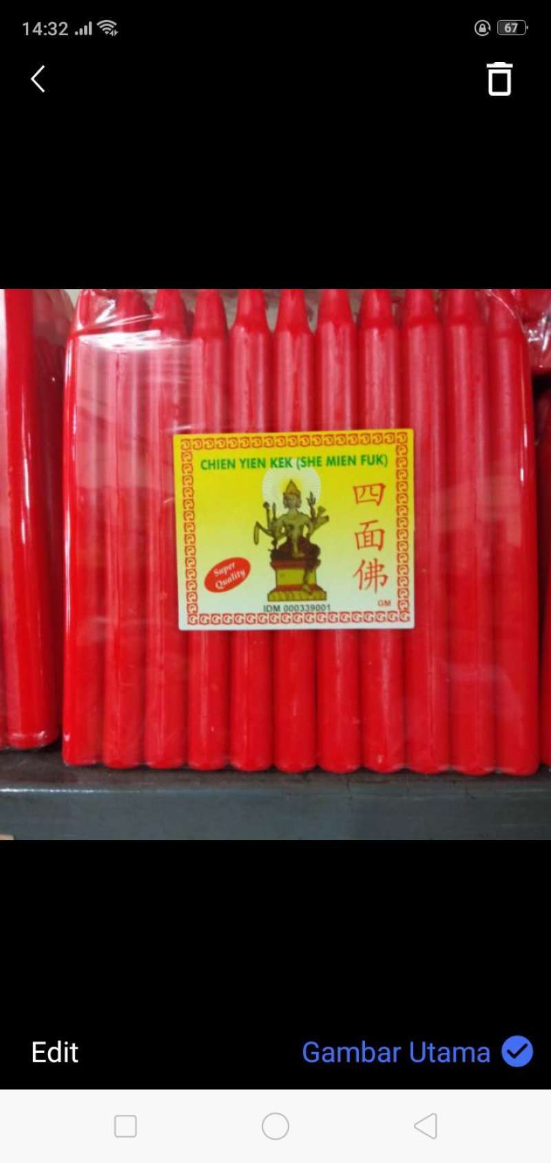 Jual Lilin Merah di Seller Lauw Saudara - Rawa Buaya, Kota Jakarta ...