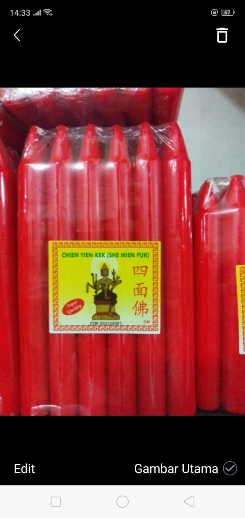 Jual Lilin Merah di Seller Lauw Saudara - Rawa Buaya, Kota Jakarta ...