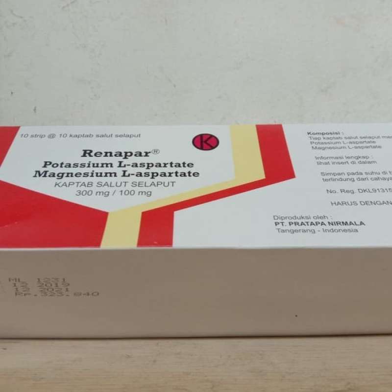 Jual Original produk renapar isi 100 tab di Seller Salam Sehat - Pal ...