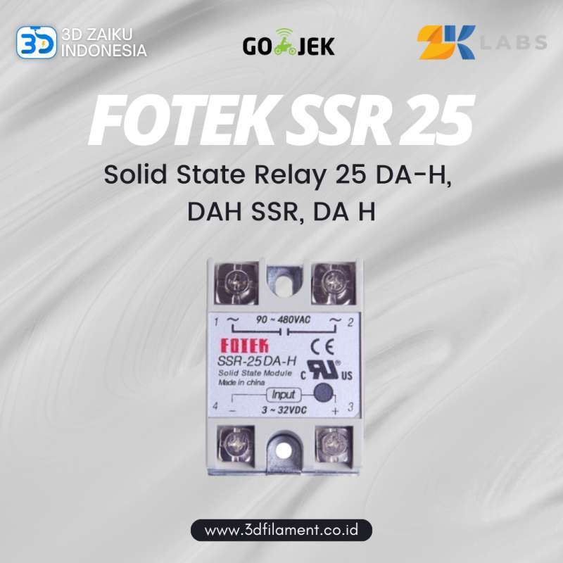 Jual Fotek SSR Solid State Relay SSR 25 DA-H SSR DAH SSR DA H di Seller ...