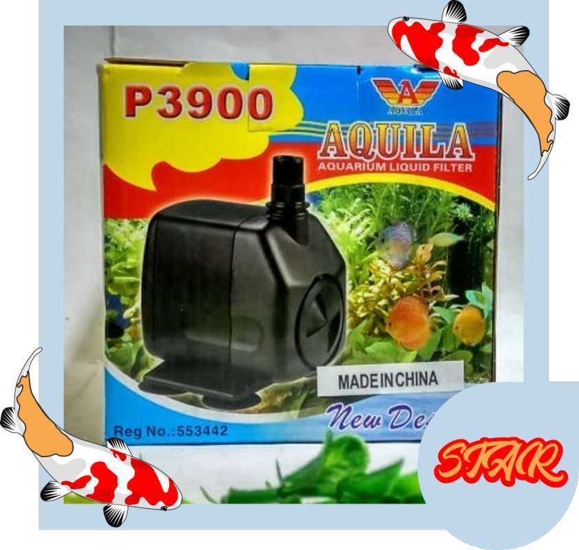 Jual aquarium kolam ikan pompa celup water pump aquila P 3900 di Seller ...