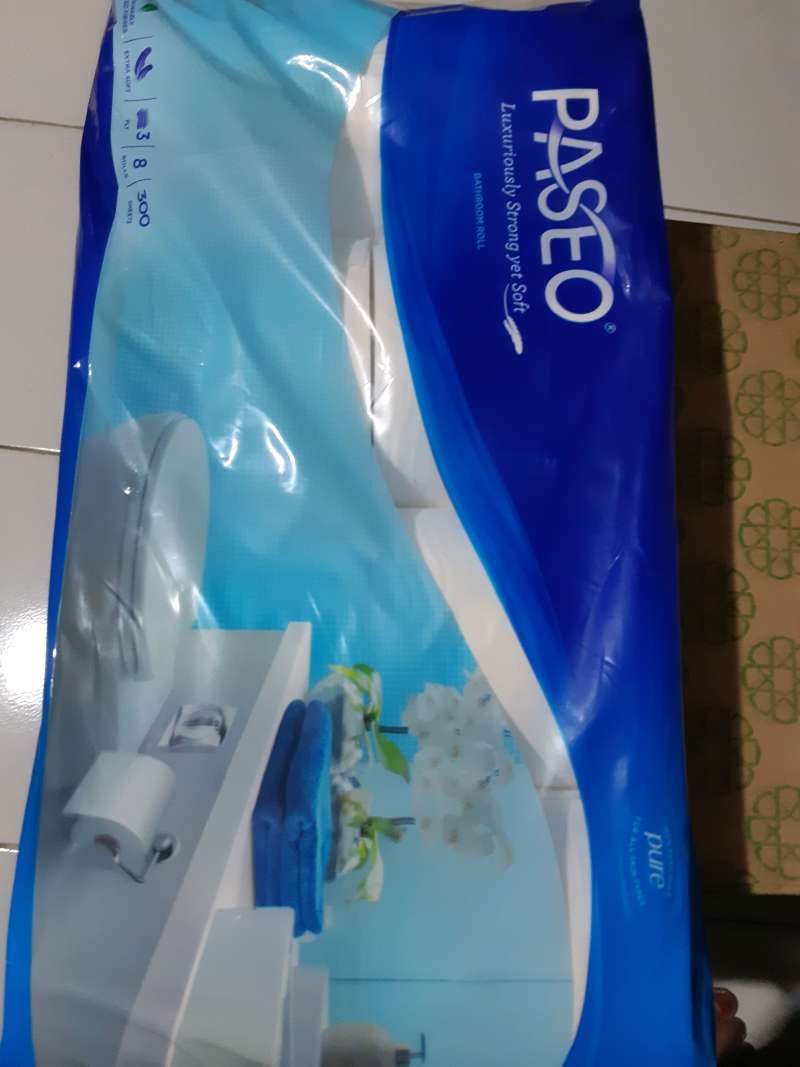 Jual Paseo Elegant Core Emboss Tissue Toilet [300 Sheets/ 8 Rolls] di ...