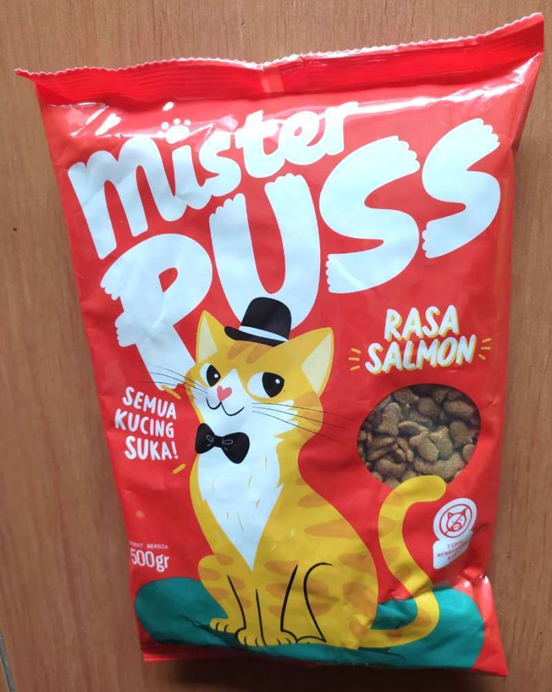 Jual Mister Puss Makanan Kucing Murah 500 gr gram Freshpack bergizi di ...