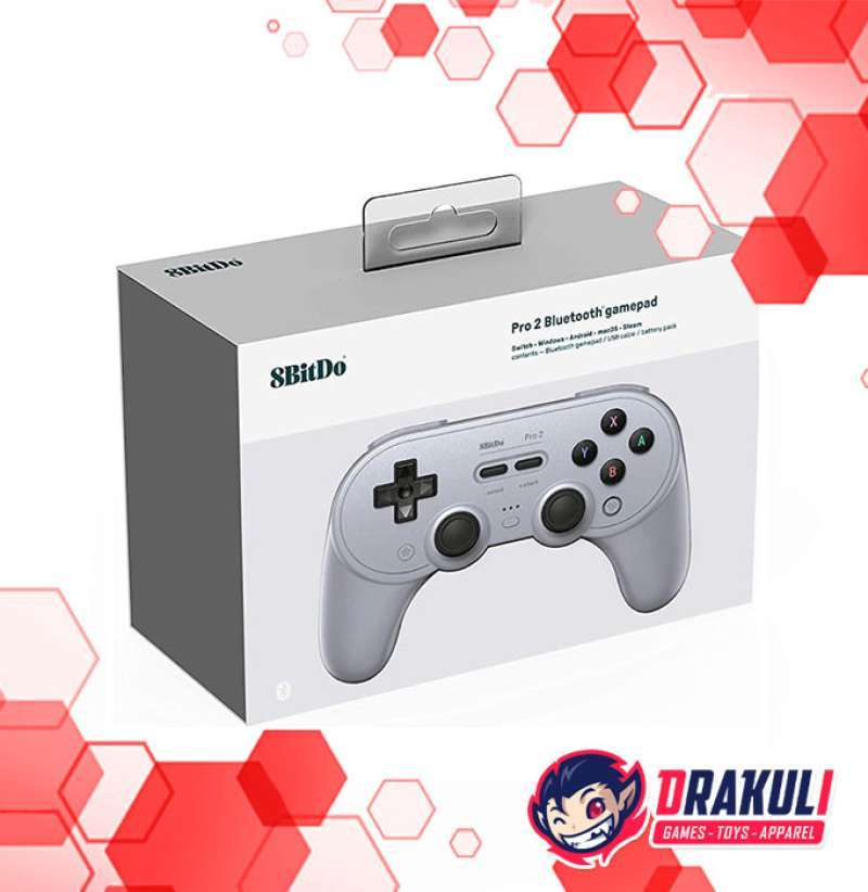 Jual 8Bitdo Pro 2 Bluetooth Gamepad - Gray Edition (Switch/PC/Android ...