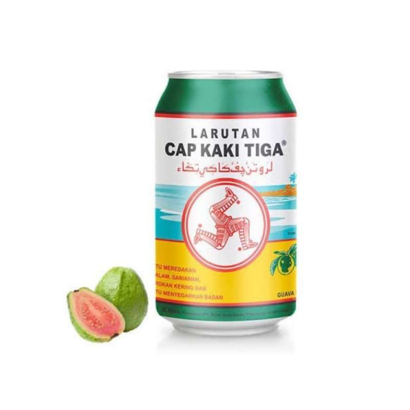 Promo Larutan Cap Kaki Tiga Minuman Kaleng | Rasa Jambu - 320 ml ...