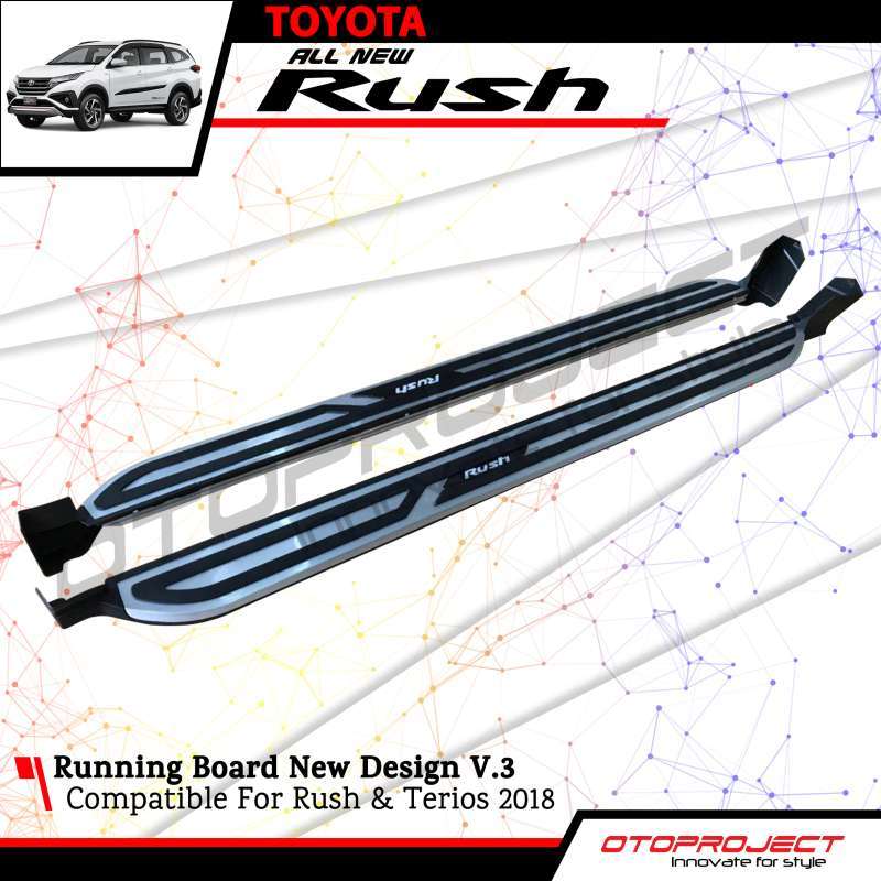 Jual RUNNING BOARD V3 TOYOTA ALL NEW RUSH di Seller Otoproject Official ...