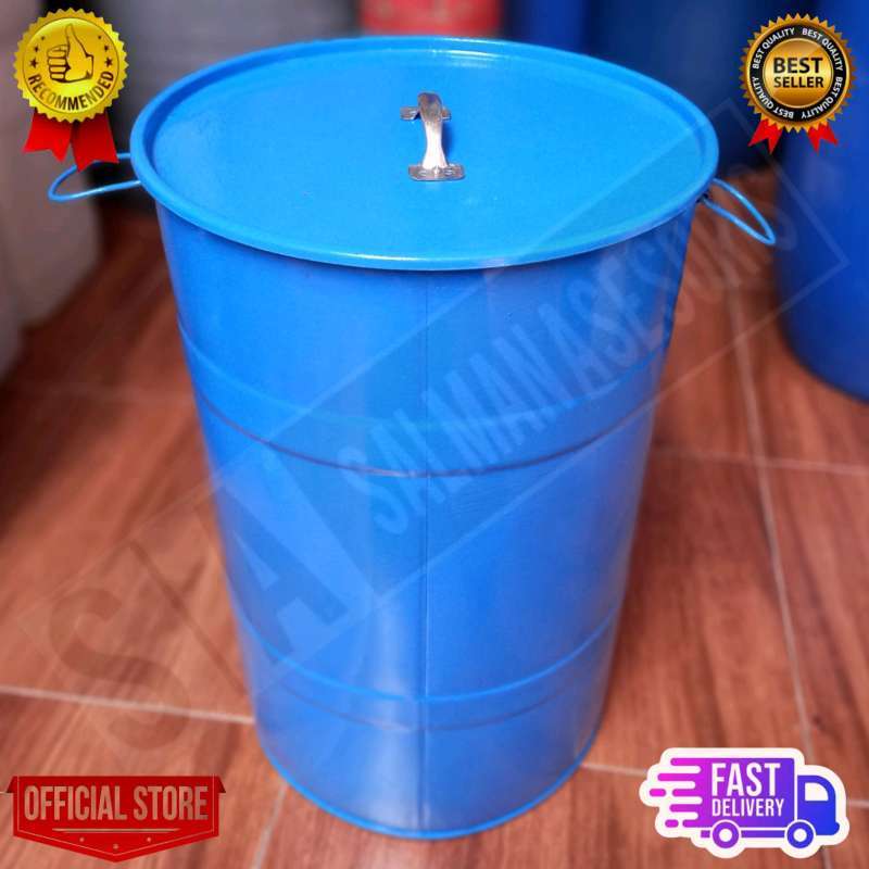 Jual Drum Tong Besi 60 Liter. Tempat Bakar Sampah Besi Di Seller Salman ...