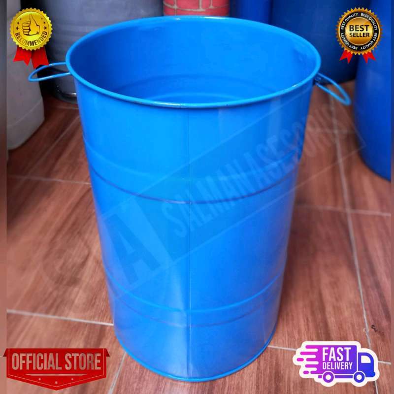 Jual Drum Tong Besi 60 Liter. Tempat Bakar Sampah Besi Di Seller Salman ...