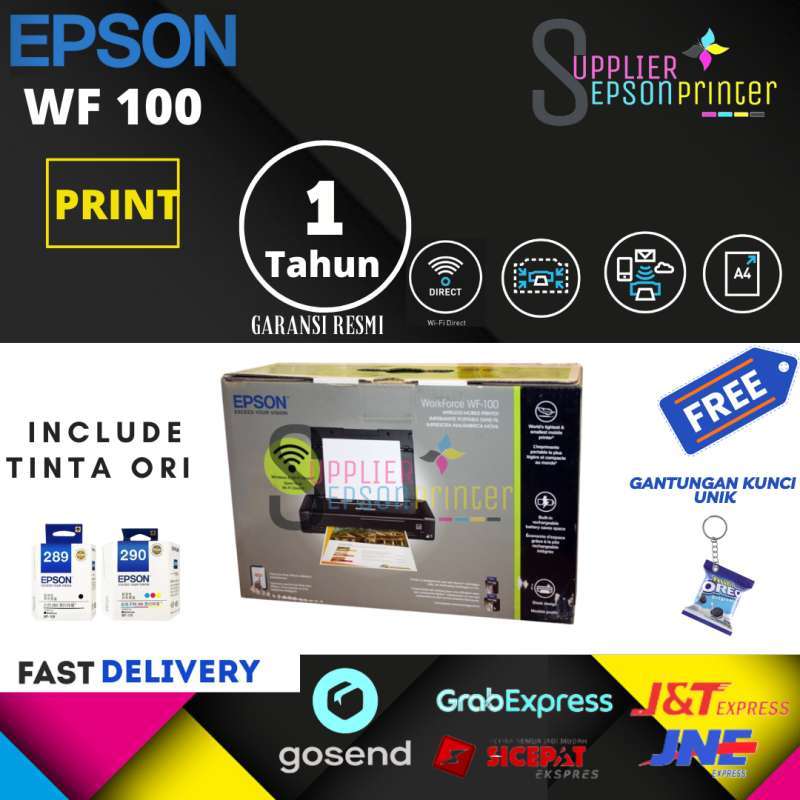 Jual EPSON Workforce WF 100 Portable - Mobile Printer di Seller ...