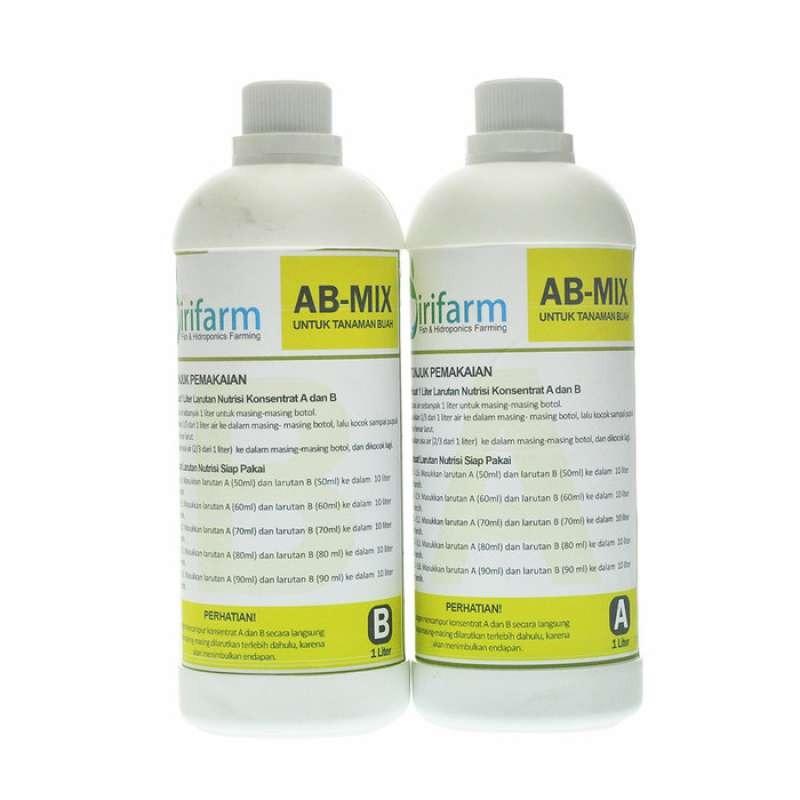 Jual Ab Mix 1l (botol) Pupuk-nutrisi Hidroponik Tanaman Buah (10357) Di ...