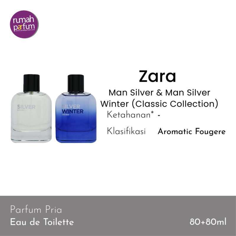 Jual Zara Man Silver & Man Silver Winter (classic Collection) Di Seller ...
