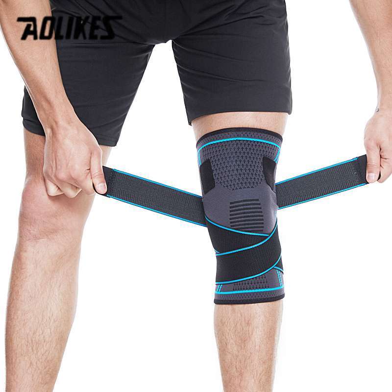 Jual 7723 Aolikes Knee Support Sleeve Pad Wrap Deker Lutut Kaki Leg ...
