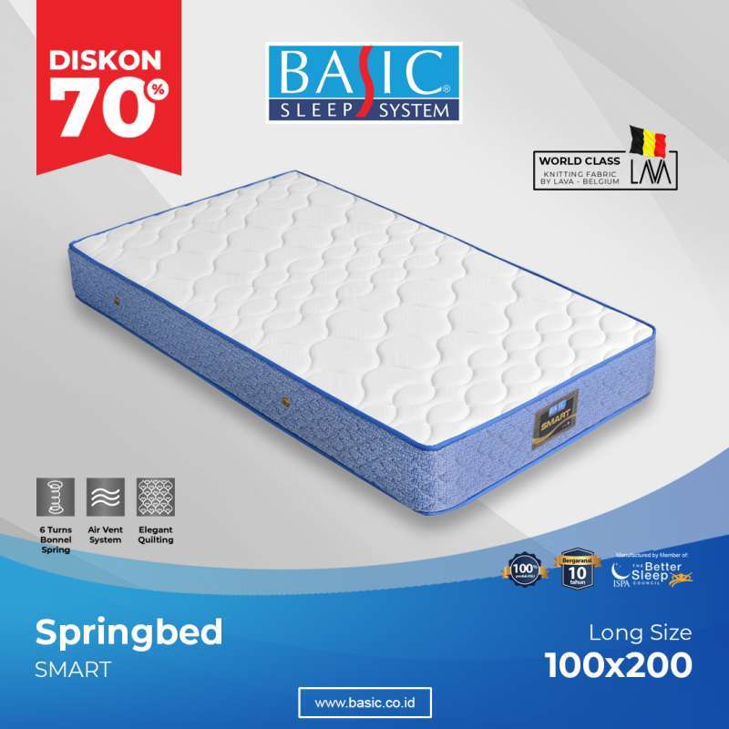 Jual Kasur Spring Bed Basic Smart Uk 100x200 Di Seller Basic Springbed ...