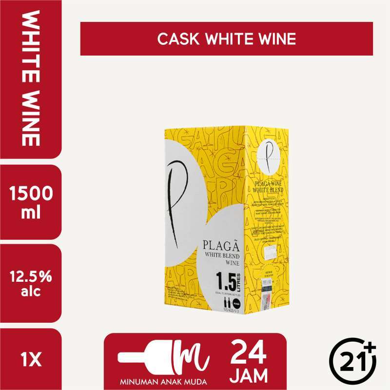 Jual Plaga White Wine Cask 1.5 Liter di Seller Minuman Anak Muda ...