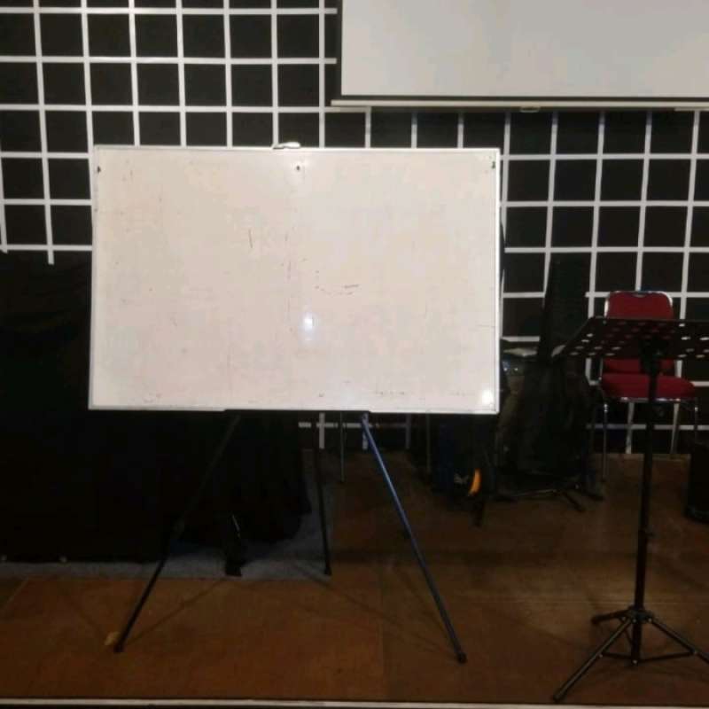 Jual Standing Papan Tulis White Board / Stand Whiteboard di Seller ...