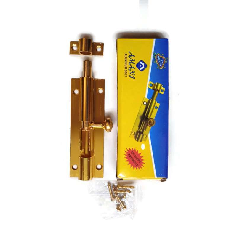 Jual Grendel Alumunium Amani Gold 4 Grendel Pintu Jendela di Seller ...