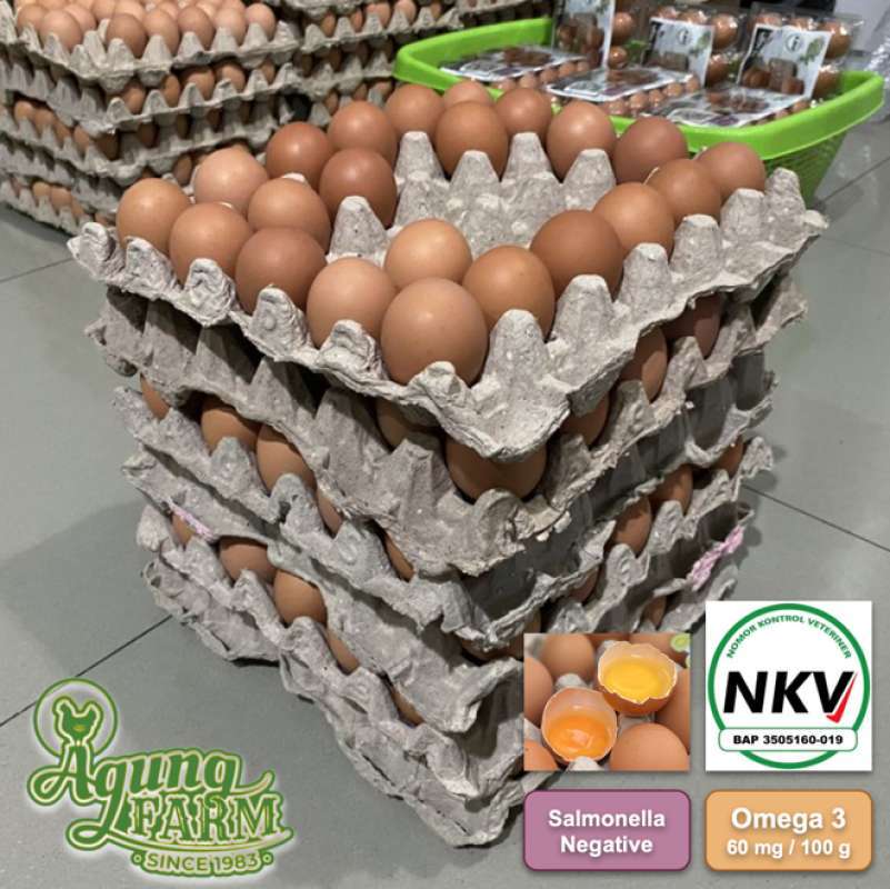 Jual Telur Agung Farm Telur Ayam Negri Negeri per 10 kg Curah Segar ...
