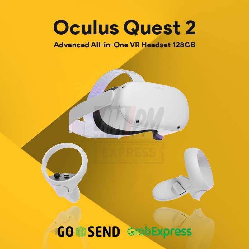 Jual Oculus Quest 2 Advanced All-In-One Virtual Reality Headset 128GB di Seller AMPM - Cideng ...