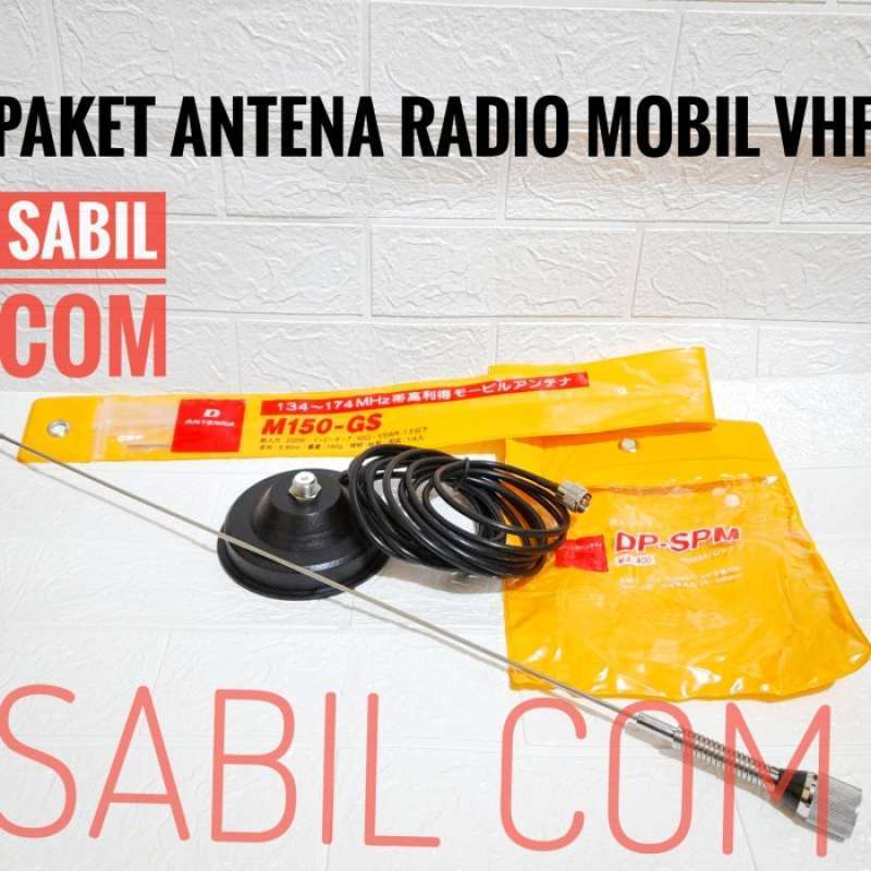 Jual PAKET ANTENA RADIO RIG MOBIL VHF M150 GS BRACKET MAGNET DP SPM MURAH di Seller Larizza ...