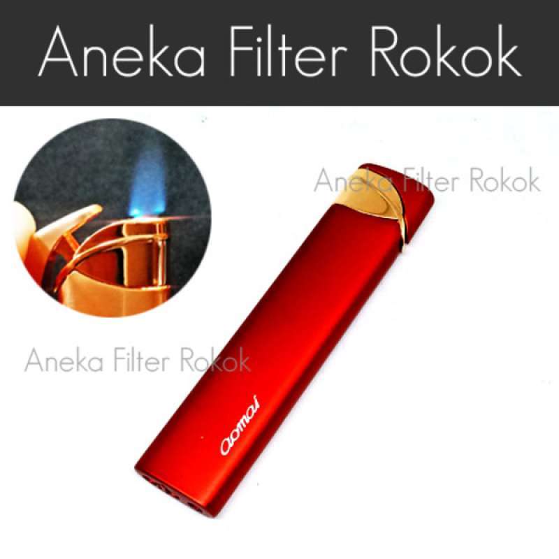 Jual Korek Api Bara Single Jet Flame Lighter AOMAI Slim Elegant Color ...