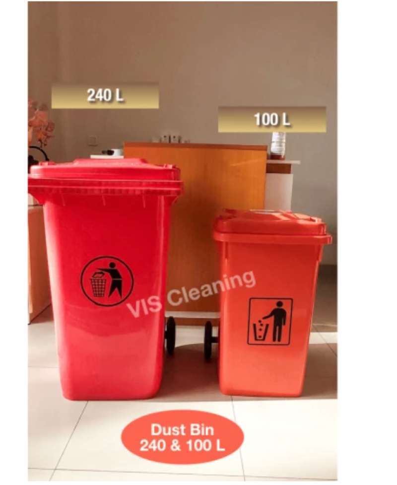 Jual Tempat Sampah Plastik Kleen 100 L ( Plastic Dust Bin ) Di Seller Vis Cleaning - Vis ...