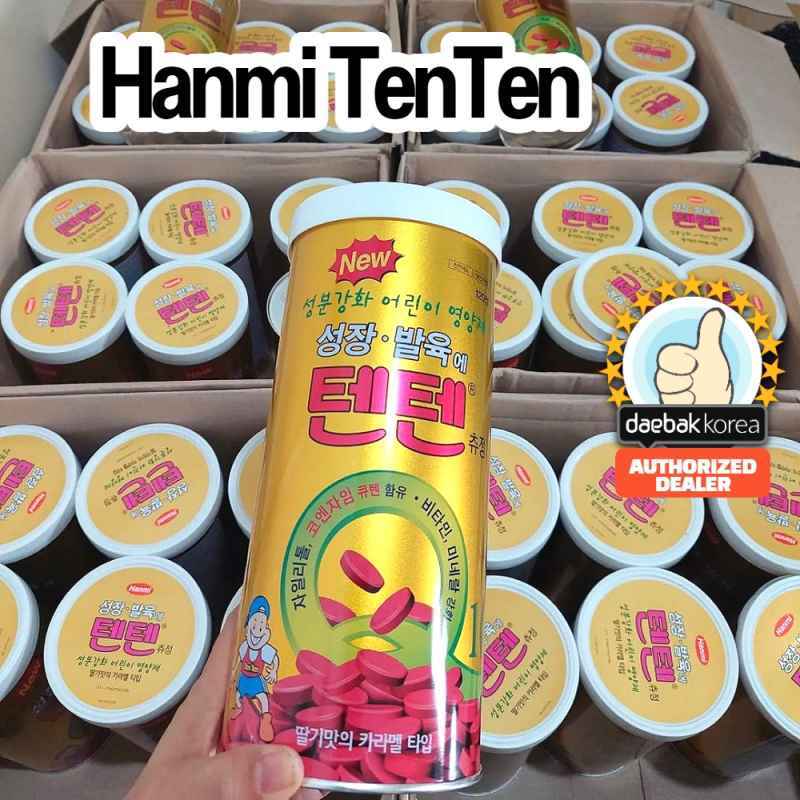 Promo Tenten Ten Ten Chewable Table Vitamin Korea isi 120 pcs GROWTH ...