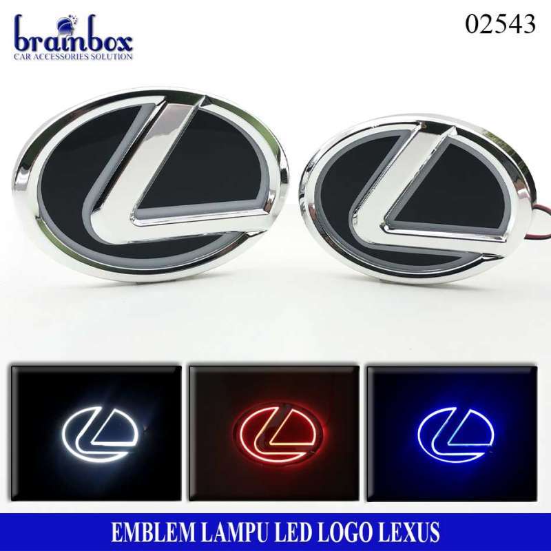 Jual HIGH QUALITY Car Logo Light Lexus Emblem Mobil Lampu Car Logo LED ...