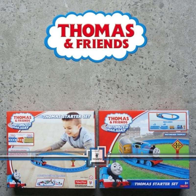 Jual Thomas And Friends Thomas Starter Set Electronic Motorized Railway ...