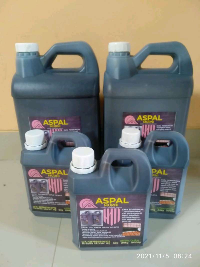 Jual Aspal Cair 5kg Di Seller Arthan Aspal - Cileduk, Kab. Bekasi | Blibli